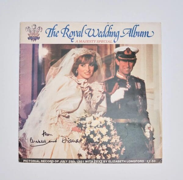 "The Royal Wedding Album" Autographed by Princess Diana and Prince ...