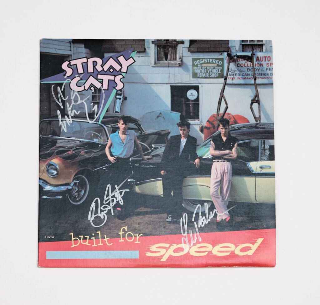 "Stray Cats" Autographed Album "Built for Speed" - YourPremierMemorabilia