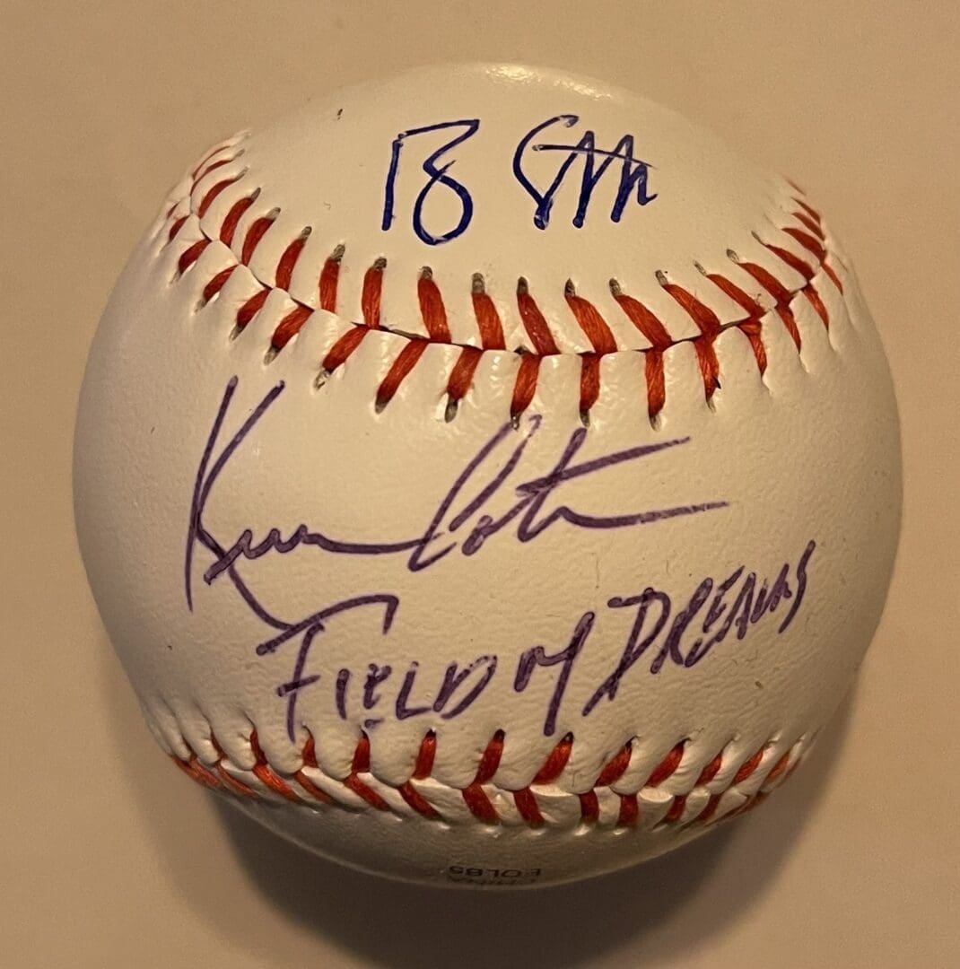 "Field Of Dreams" Autographed Baseball - YourPremierMemorabilia